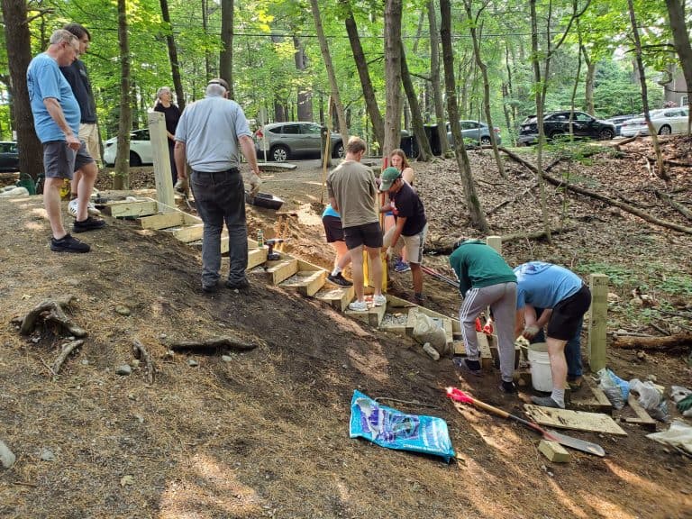 New Box Steps in Cold Spring Park - Newton Conservators